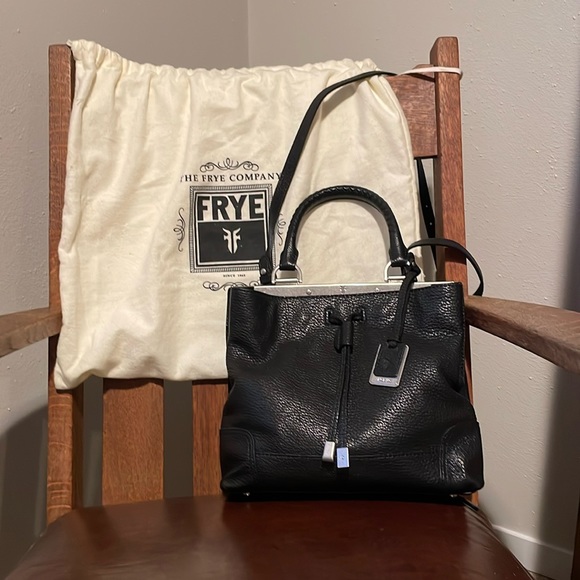 Frye | Bags | Black Frye Faye Crossbody Leather Small Frame Satchel Bag ...